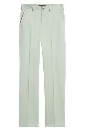VINTAGE 1946 Stretch Cotton Flat Front Pants - Sage