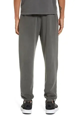 ELWOOD Core Organic Cotton Brushed Terry Sweatpants - Grey