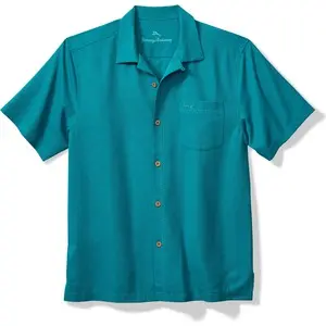Tommy Bahama Coastal Breeze Silk Blend Button-up Shirt Shipwreck