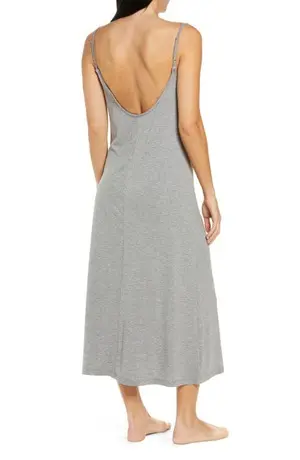 PAPINELLE Basic Knit Nightgown - Dark Grey