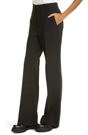 AMBUSH High Waist Flare Leg Wool Pants