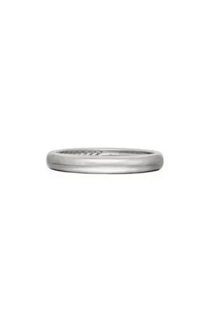 David Yurman Classic Band In 18k Gold - White Gold