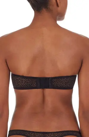 Dkny Modern Lace Strapless Underwire Bra - Black
