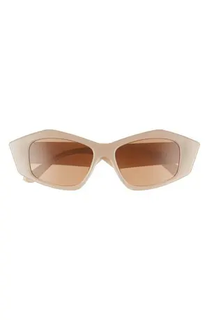 FIFTH & NINTH Zaria Geometric Sunglasses - Stone/brown