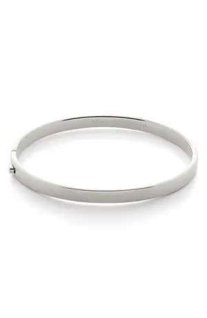 Monica Vinader Essential Hinged Bangle Bracelet - Sterling Silver