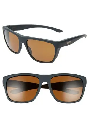 SMITH Smith Barra 59mm ChromaPop™ Polarized Sunglasses Matte Forest