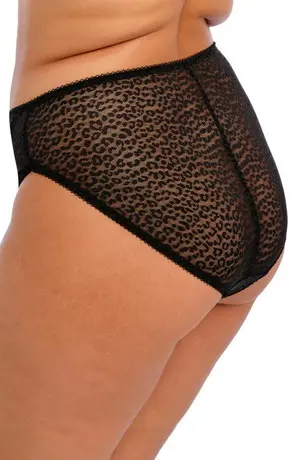 Elomi Lucie High Cut Briefs - Black