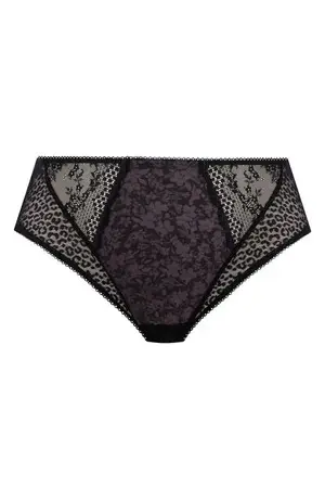 Elomi Lucie High Cut Briefs - Black