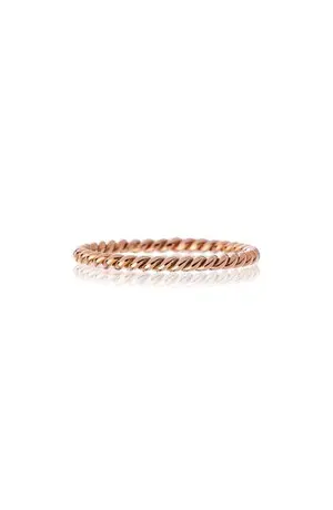 Sethi Couture Rope Band Ring - 18k Rg