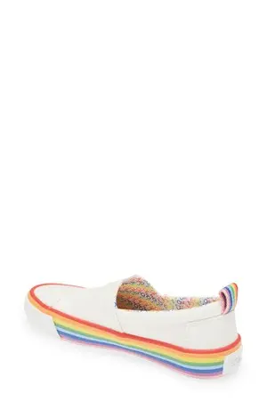 Toms Rainbow Platform Canvas Sneaker