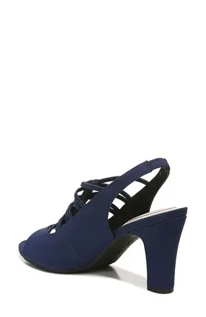 LIFESTRIDE Cabaret Slingback Sandal - True Navy Fabric