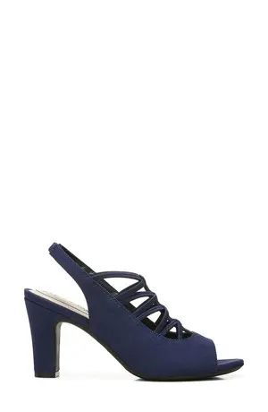 LIFESTRIDE Cabaret Slingback Sandal - True Navy Fabric