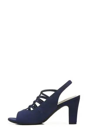 LIFESTRIDE Cabaret Slingback Sandal - True Navy Fabric