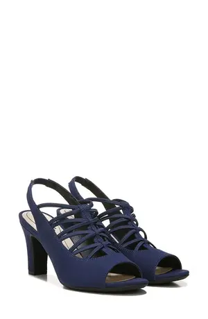 LIFESTRIDE Cabaret Slingback Sandal - True Navy Fabric