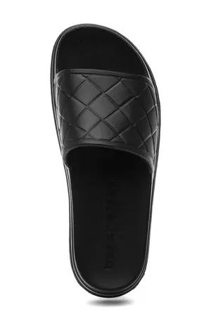 J/SLIDES NYC Stud Slide Sandal - Black Eva