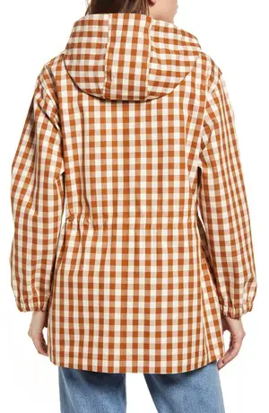 Madewell Raincloud Gingham Raincoat