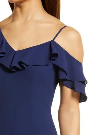 Shani Chiffon One-shoulder Dress