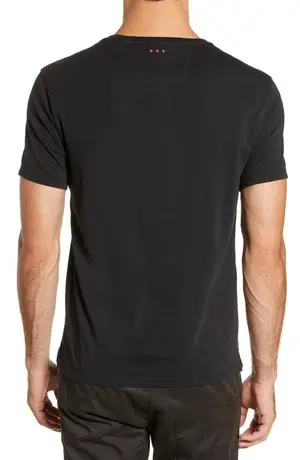 John Varvatos Star Usa Peace Hand Embroidered T-shirt