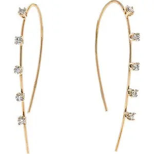 LANA JEWELRY Small Multi Solo Hooked On Hoop Earrings