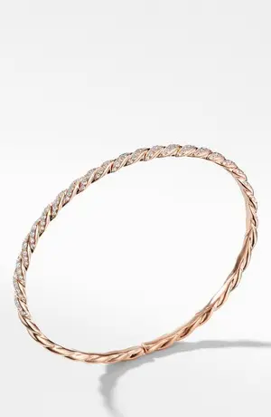 David Yurman David Yurman Pavéflex Diamond Bracelet Rose Gold/ Diamond