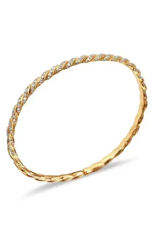 David Yurman Pavéflex Diamond Bracelet - Yellow Gold/diamond