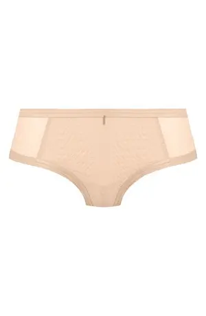 Freya Tailored Geo Lace Boyshorts - Natural Beige