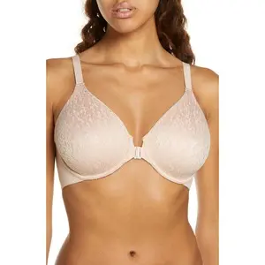 Chantelle Norah Front Closure Molded Underwire Bra - Rose