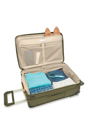 Briggs & Riley Baseline Essential 22-inch Expandable 2-wheel Carry-on Bag - Olive