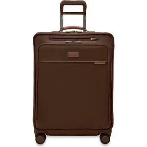 Briggs & Riley Baseline 26-Inch Expandable Spinner Suitcase Chocolate