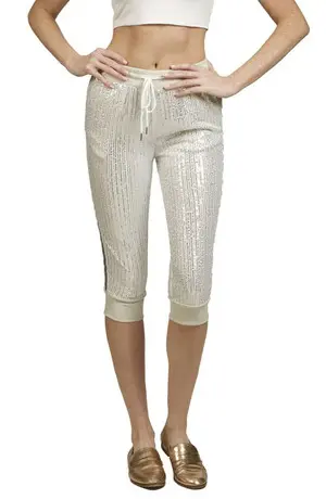 Embellished Sports Pants For Women