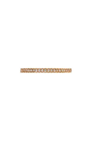 Sethi Couture Diamond Scallop Band - 18k Rg