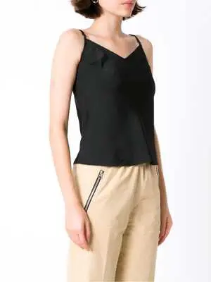 Armani Exchange Spaghetti-strap Tank Top - Black