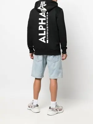 Alpha Industries Logo-print Hoodie