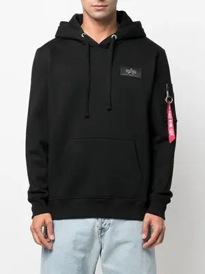 Alpha Industries Logo-print Hoodie
