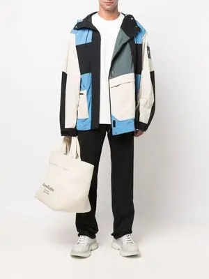 AMBUSH Colour-block Hooded Jacket - Black