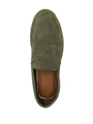 SCAROSSO Diego Suede Espadrilles - Green