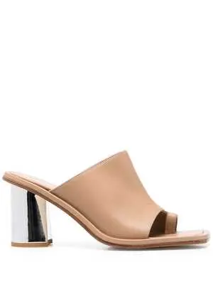 SCAROSSO Gwen Leather Mules