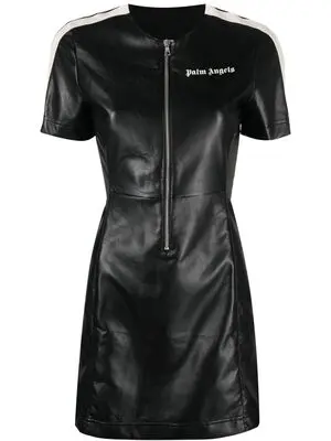 Palm Angels Side-stripe Mini Dress