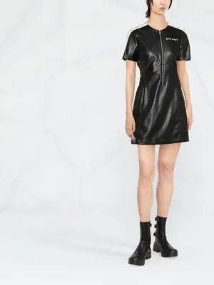 Palm Angels Side-stripe Mini Dress