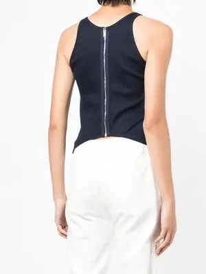 DION LEE Corset Tank Top - Blue
