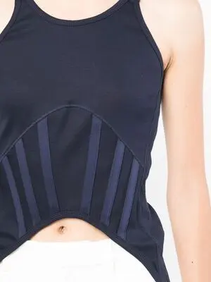 DION LEE Corset Tank Top - Blue