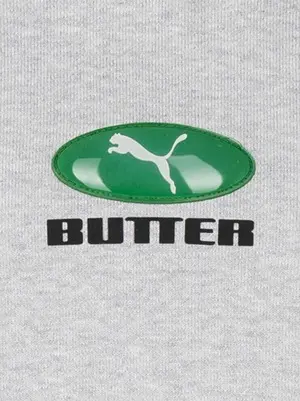 PUMA X Butter Goods Logo-print Hoodie - Grey