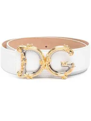 Dolce & Gabbana Baroque Dg Logo Belt