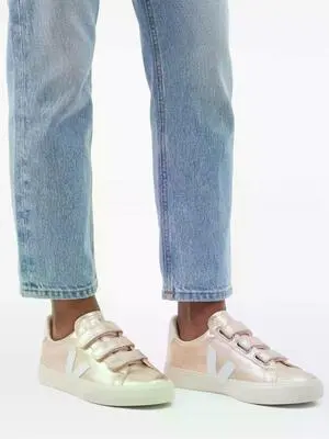 VEJA Recife Metallic Touch-strap Sneakers - Neutrals