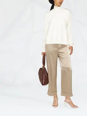 JIL SANDER Roll-neck Virgin Wool Jumper