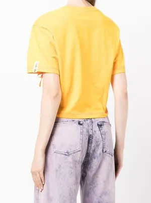 A BATHING APE Baby Milo® Store Logo-print T-shirt - Yellow