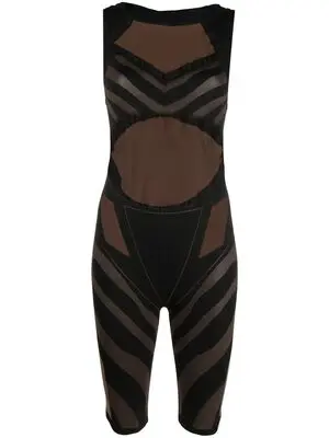 Wolford X Gcds Elegant Animalier Jumpsuit - Black