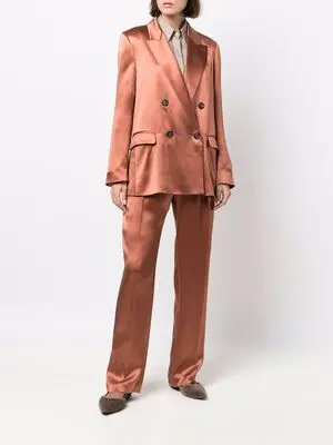 Brunello Cucinelli High-waisted Straight Trousers