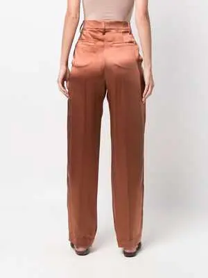 Brunello Cucinelli High-waisted Straight Trousers