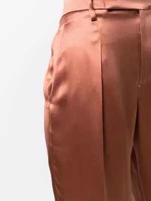Brunello Cucinelli High-waisted Straight Trousers